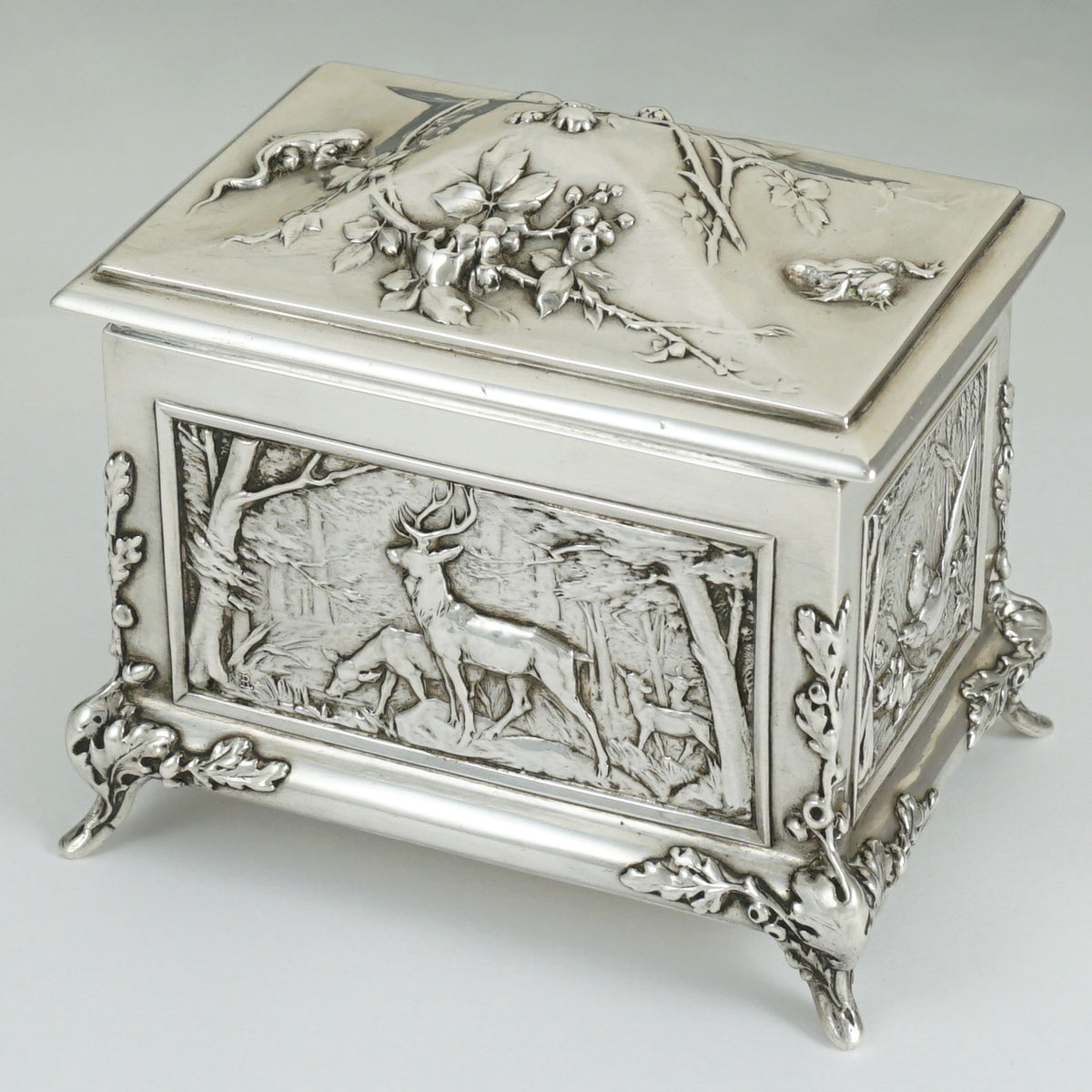 solid silver boxes