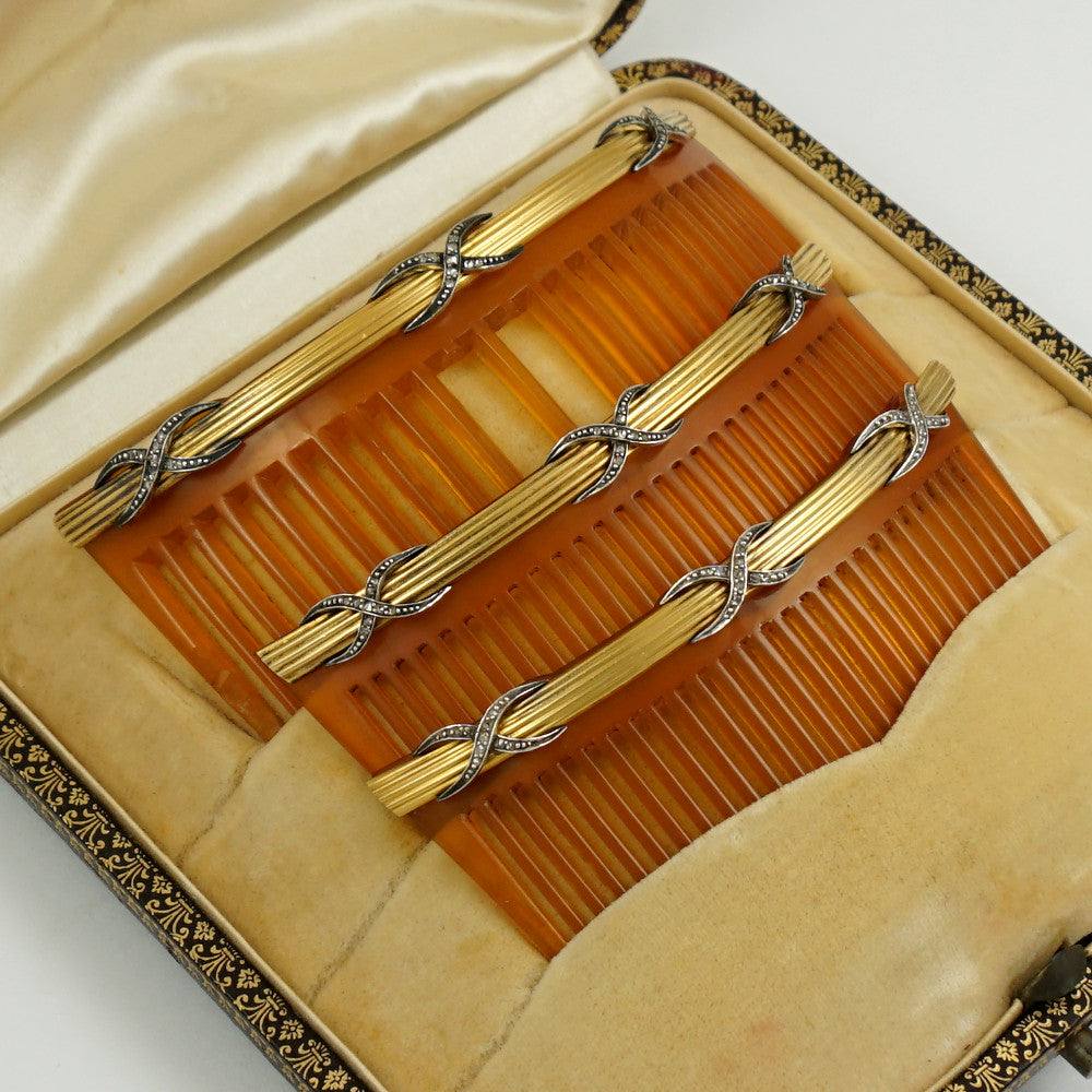 antique comb case